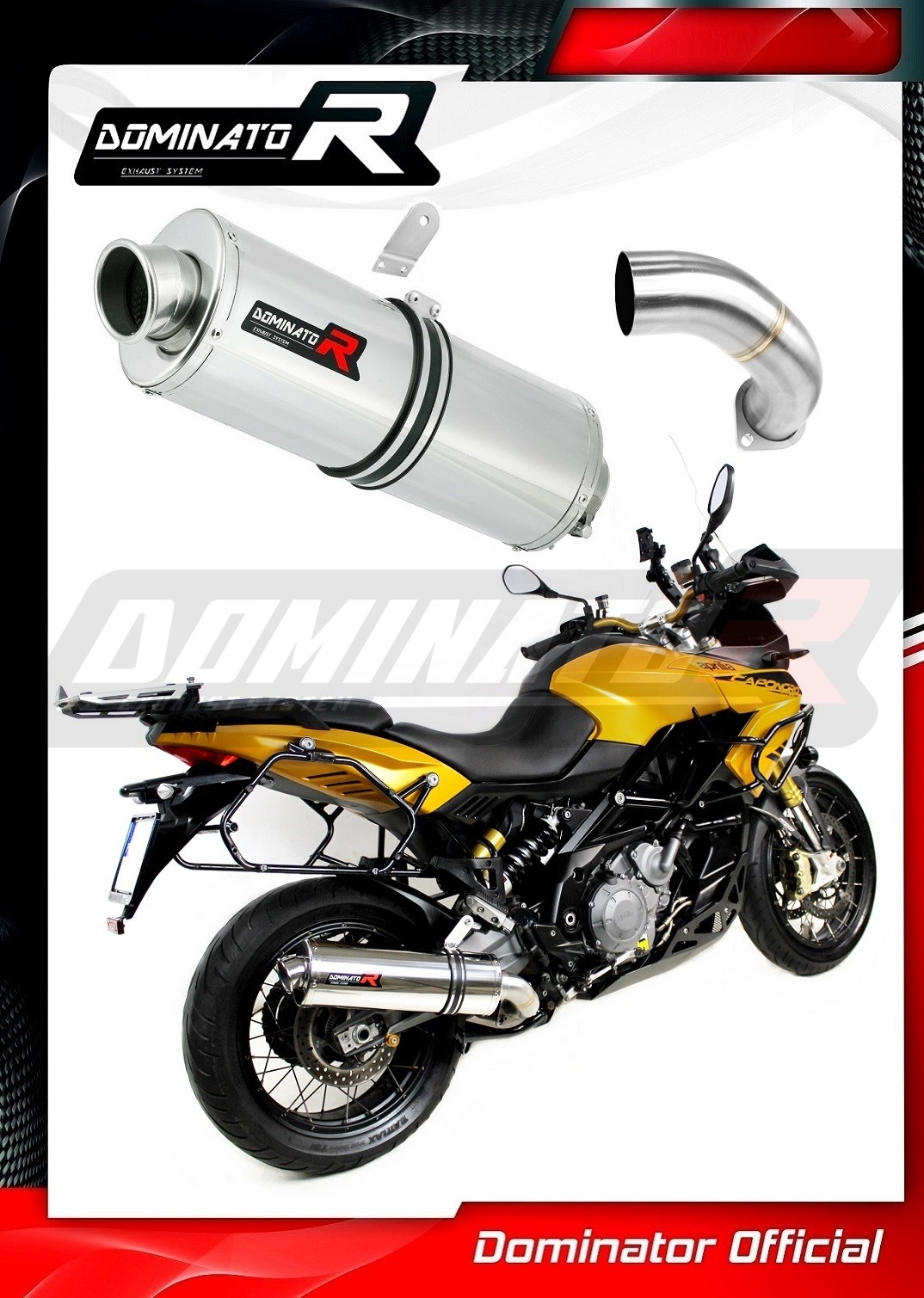 Aprilia ETV 1200 Caponord 2013 - 2016 Exhaust Silencer Muffler OV + dB ...