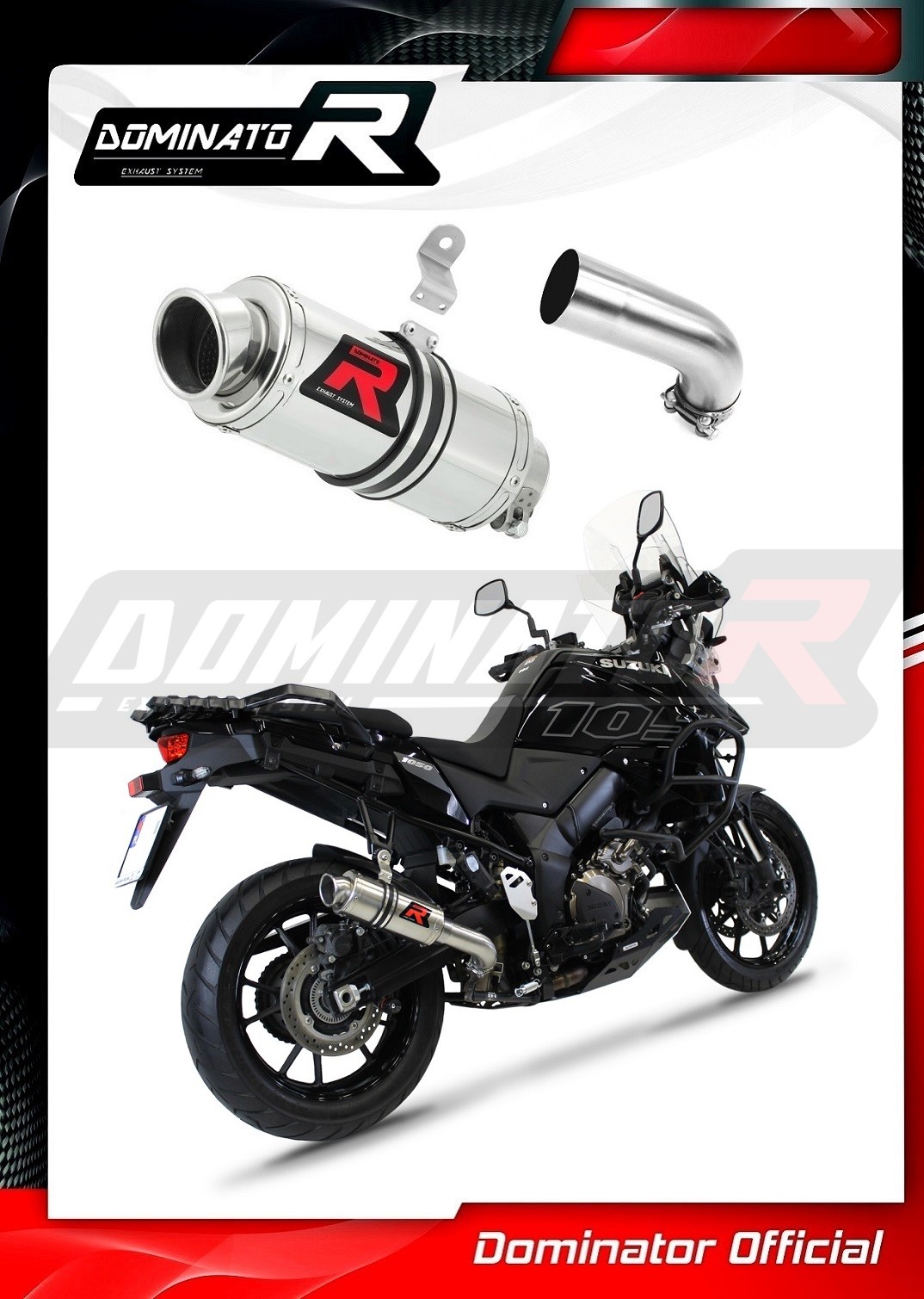 Suzuki DL 1050 V-Strom / XT 2020 - 2024 wydech Tłumik GP1 + dB killer ...