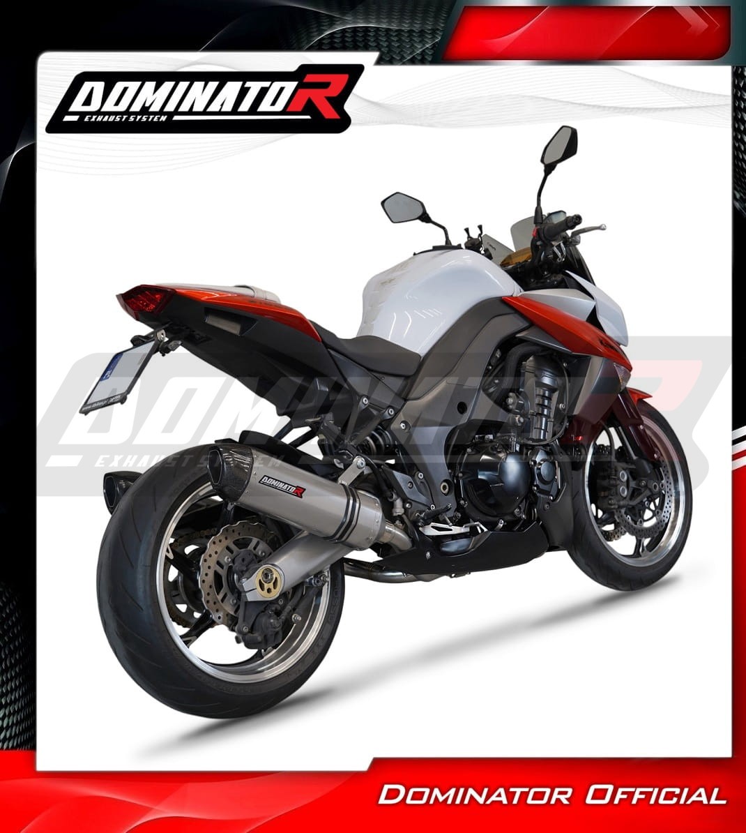 Kawasaki Z1000 2010 - 2013 Full Exhaust System Collector Silencer HP1 ...