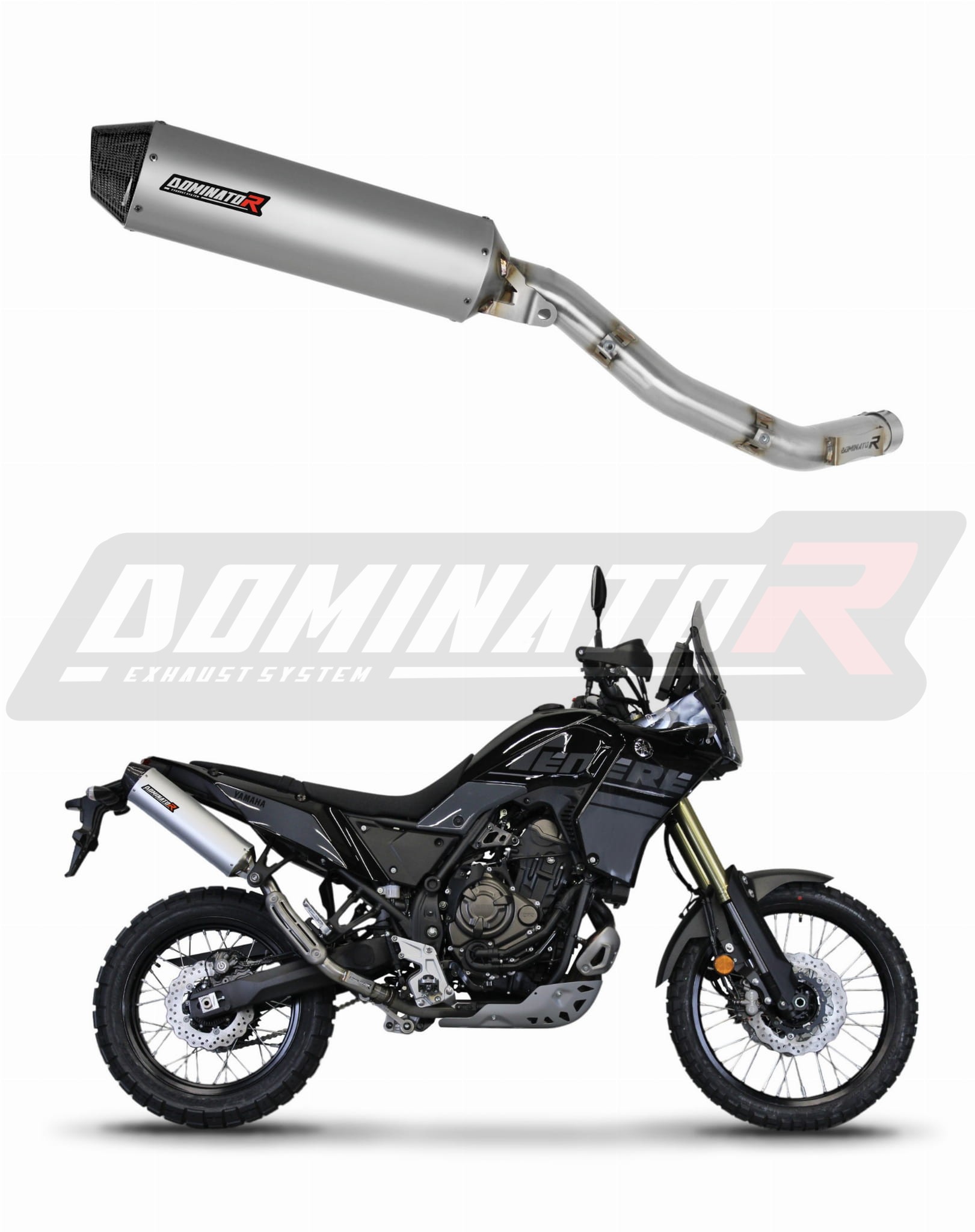 Yamaha Tenere 700 2019 - 2020 Exhaust Silencer Muffler MX2 + dB killer ...