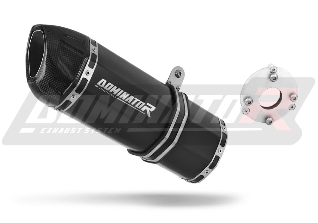 Daelim VJF Roadwin 125 Exhaust Silencer Muffler HP1 BLACK + dB killer ...