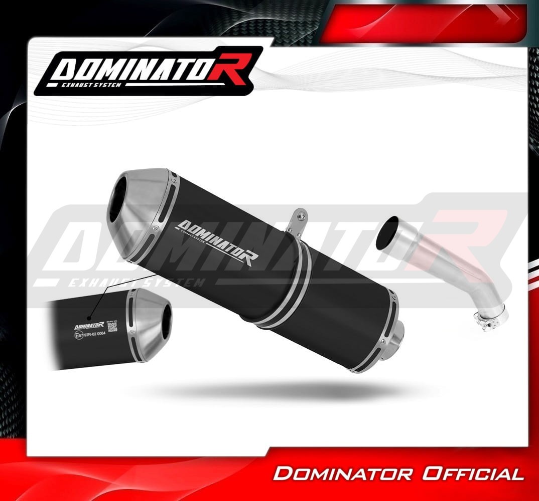 Kawasaki ZX10R 2004 - 2005 EU Approved Exhaust Silencer OVR BLACK ...