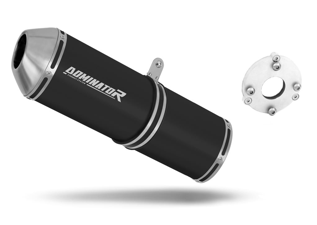 Daelim VJF Roadsport 125 Exhaust Silencer Muffler OVR BLACK + dB killer ...