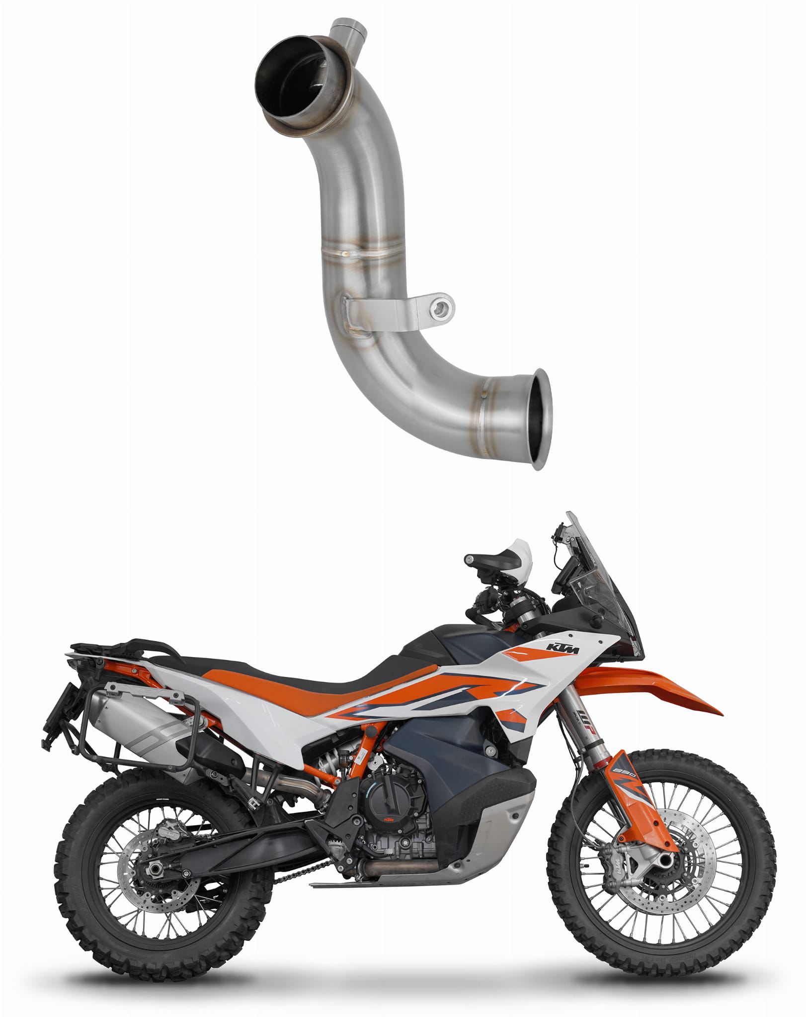 KTM 890 Adventure / R 2024 - 2025 Euro 5+ Racing Down Pipe Mid pipe ...