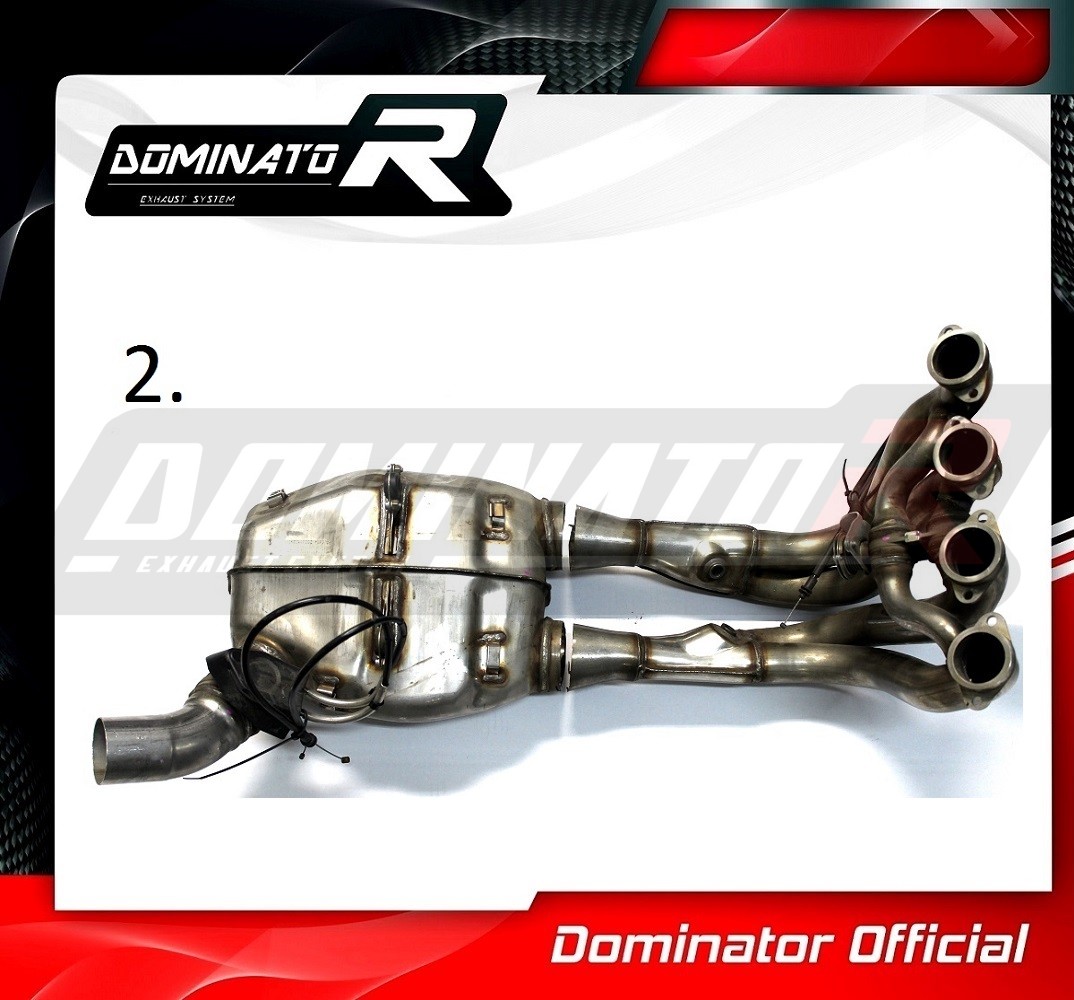 S1000RR Exhaust Dekatalizator DECAT 2012 - 2014 DOMINATOR OFFICIAL