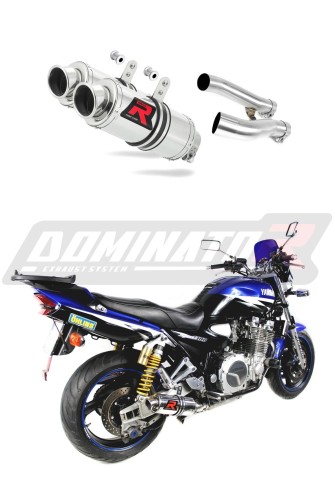 Yamaha XJR 1300 99 06 Exhaust Silencer Muffler GP1 + dB killer medium ...