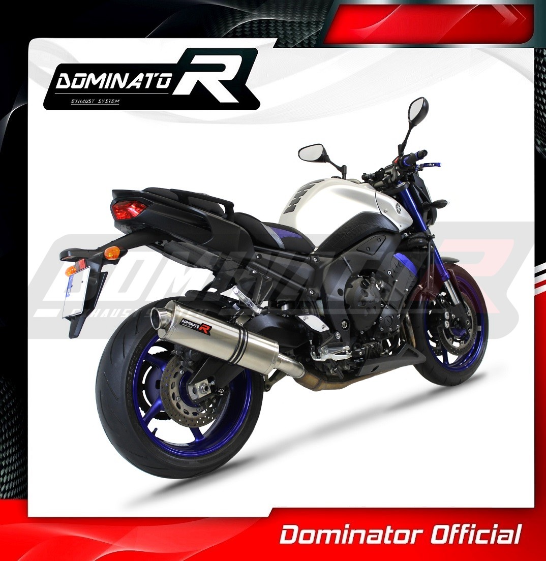 FZ 8 N / FZ8 S FAZER Homologated Exhaust Silencer OVAL 2010 - 2016 ...
