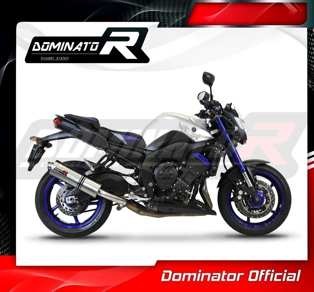 FZ 8 N / FZ8 S FAZER Homologated Exhaust Silencer OVAL 2010 - 2016 ...
