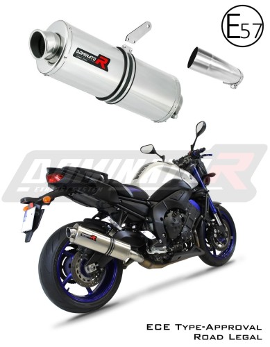 FZ 8 N / FZ8 S FAZER Homologated Exhaust Silencer OVAL 2010 - 2016 ...