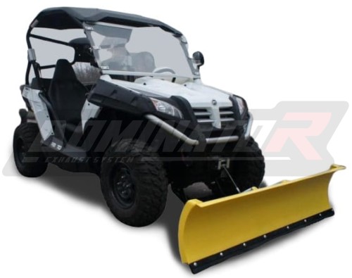 CF MOTO Z6 Snowplow dedicated to quad bike DOMINATOR EXHAUST OFFICIAL